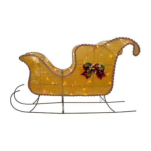 Click here for Northlight Prelit Sleigh Christmas Yard Art  One S... prices