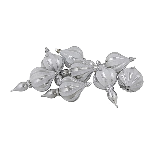 Click here for Northlight 4.75in Finial 8-pc Christmas Ornament... prices