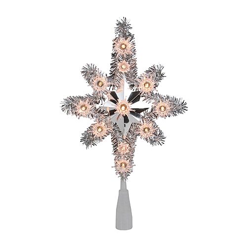 Click here for Northlight Tinsel Star Christmas Tree Topper  One... prices