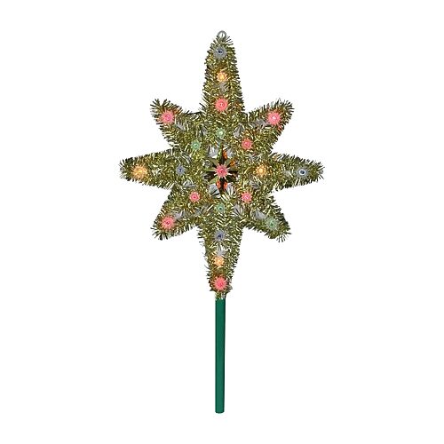 Click here for Northlight Lighted Gold Star Bethlehem Christmas T... prices
