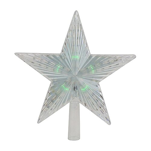 Click here for Northlight Pre-Lit Crystal Star Christmas Tree Top... prices