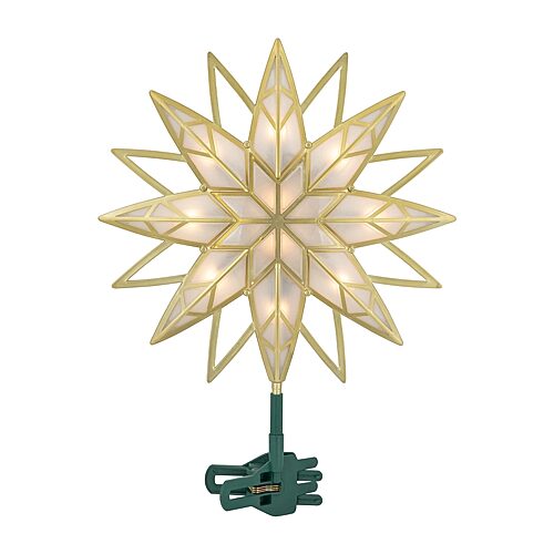 Click here for Northlight Prelit Frosted Star Christmas Tree Topp... prices