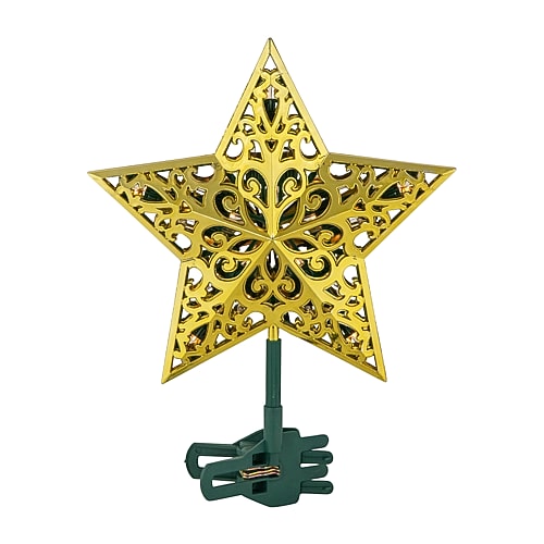 Click here for Northlight 9.5in Led Gold Star Christmas Tree Topp... prices