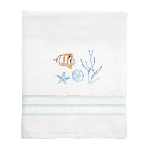 Click here for Avanti Ocean Friends Bath Towel  One Size  White prices