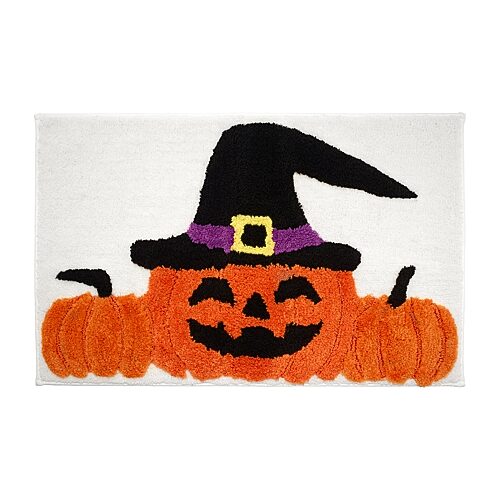 Click here for Avanti Pumpkin Witch Hat Halloween Bath Rug prices