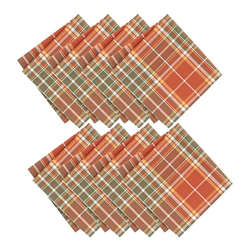Click here for Elrene Home Fashions Hawley Plaid Harvest Napkins... prices