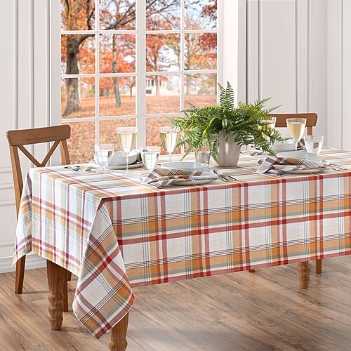 Click here for Elrene Home Fashions Seneca Plaid Harvest Cotton R... prices