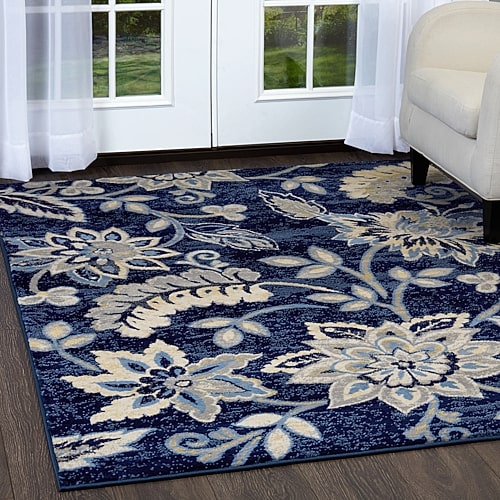 Click here for Home Dynamix Tremont Teaneck Floral Rectangular Ru... prices
