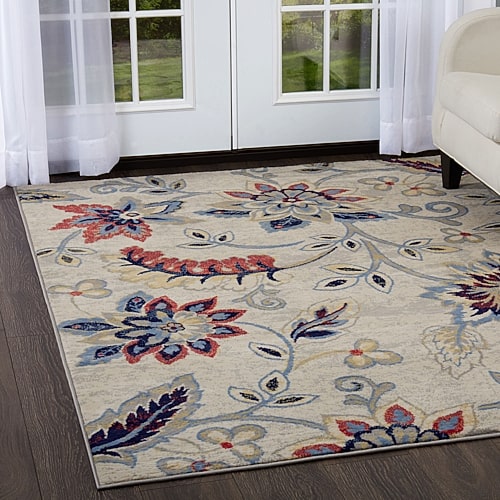 Click here for Home Dynamix Tremont Teaneck Floral Rectangular Ru... prices