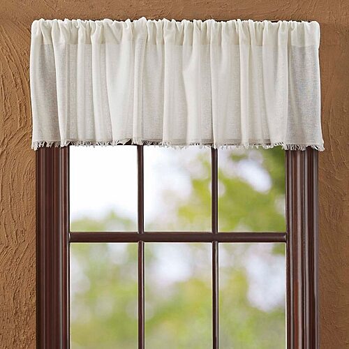 Click here for Tobacco Cloth Tailored Valance  One Size  White prices
