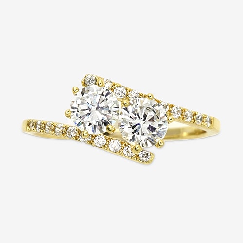 Click here for Sparkle Allure Womens White Cubic Zirconia 14K Gol... prices