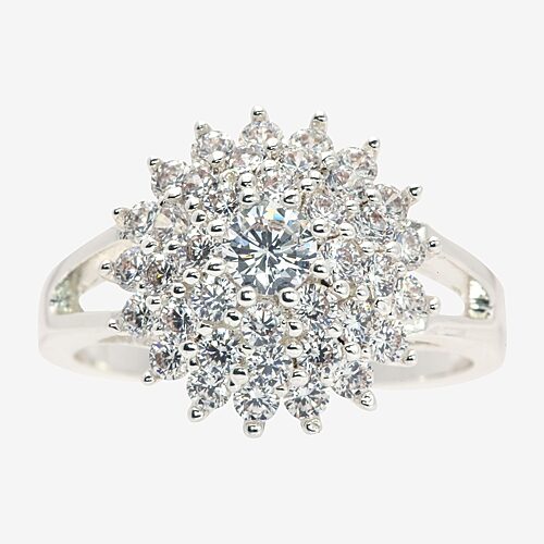 Click here for Sparkle Allure Womens White Cubic Zirconia Pure Si... prices