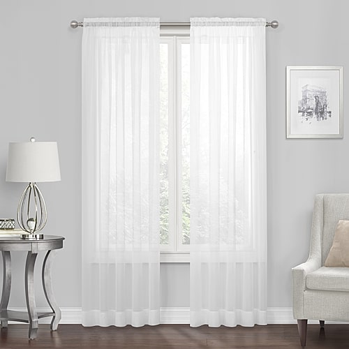 Click here for Regal Home Solid Voile Rod Pocket Sheer Single Cur... prices