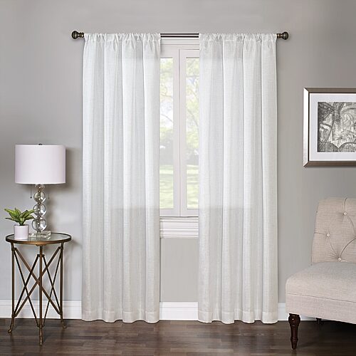 Click here for Regal Home Lombardi Solid Metallic Rod Pocket Shee... prices