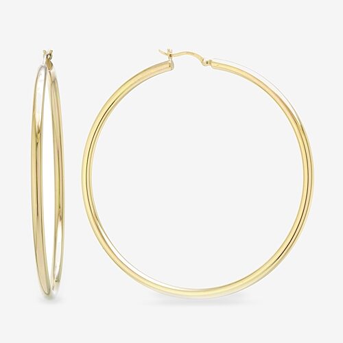 Click here for Womens 14K Gold Over Silver Sterling Silver 65mm H... prices