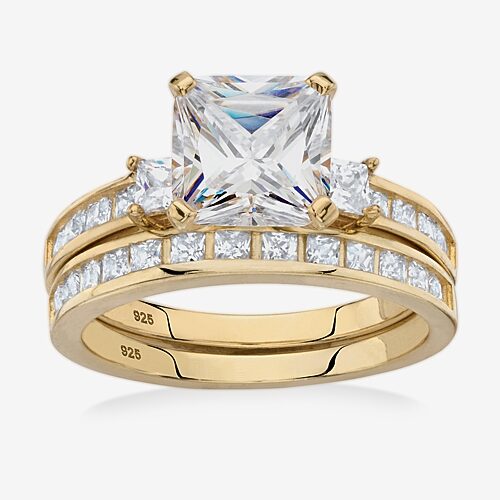 Click here for DiamonArt Womens 4 1/4 CT. T.W. White Cubic Zircon... prices