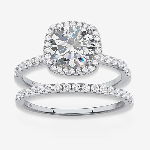 Click here for DiamonArt Womens 2 3/4 CT. T.W. White Cubic Zircon... prices