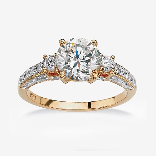 Click here for DiamonArt Womens 2 1/3 CT. T.W. White Cubic Zircon... prices