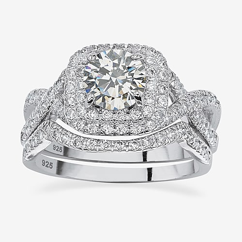Click here for DiamonArt Womens 2 1/5 CT. T.W. White Cubic Zircon... prices