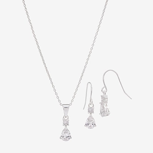 Click here for Sparkle Allure Womens Cubic Zirconia Pure Silver O... prices