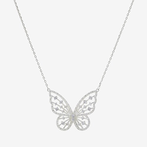 Click here for Sparkle Allure Womens Cubic Zirconia Pure Silver O... prices