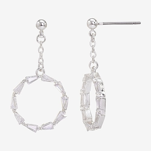 Click here for Sparkle Allure Womens Cubic Zirconia Pure Silver O... prices