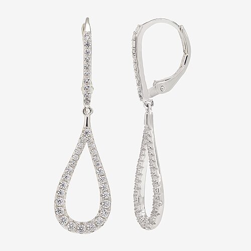 Click here for Sparkle Allure Womens Cubic Zirconia Pure Silver O... prices