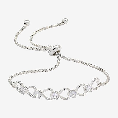 Click here for Sparkle Allure Womens Cubic Zirconia Pure Silver O... prices