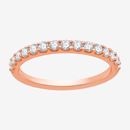 Click here for 1/2 CT.T.W. Natural Diamond 10K Gold Wedding Band... prices