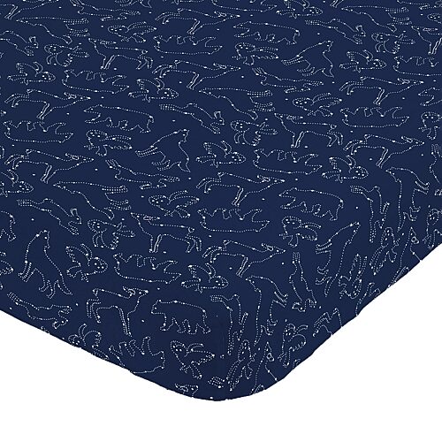 Click here for Nojo Animal Constellation Mini Crib Sheet  One Siz... prices
