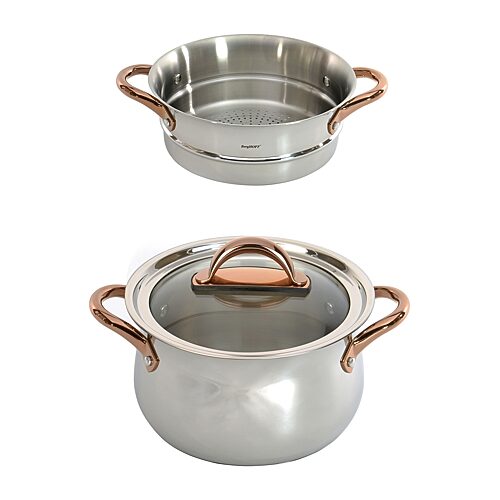 Click here for BergHOFF 18/10 Stainless Steel 3 Piece Steamer Set... prices