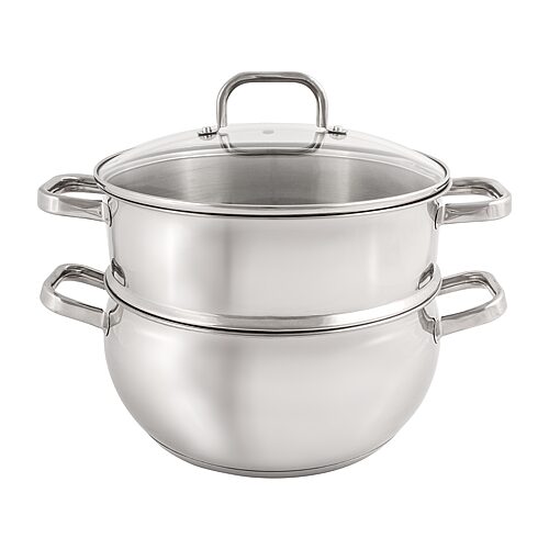Click here for BergHOFF Belly Shape 18/10 Stainless Steel 5.5-qt.... prices