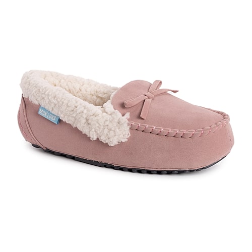 Click here for Muk Luks Womens Jaylah Slippers - Dusty rose prices