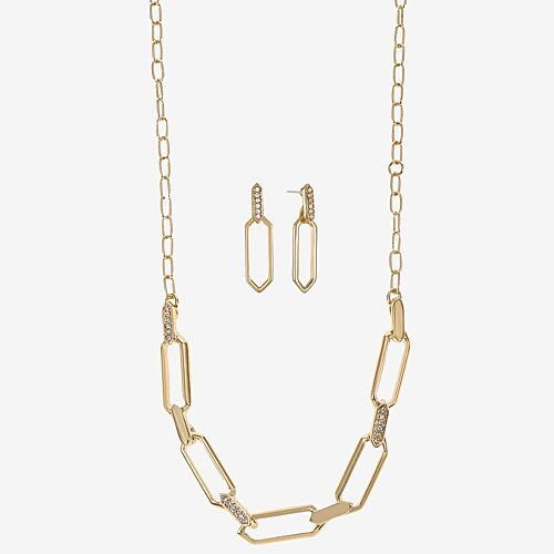 Click here for Liz Claiborne Collar Necklace & Drop Earring Women... prices