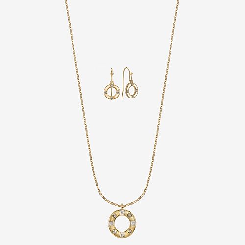 Click here for Liz Claiborne Pendant Necklace & Drop Earring Wome... prices