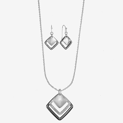Click here for Liz Claiborne Pendant Necklace & Drop Earring Wome... prices