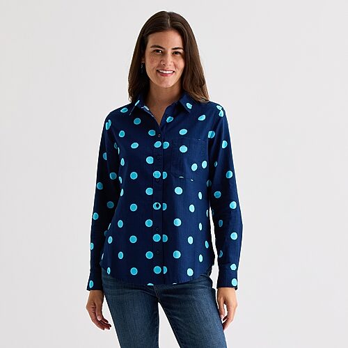 Click here for St. Johns Bay Womens Cuffed Long Sleeve Relaxed Fi... prices