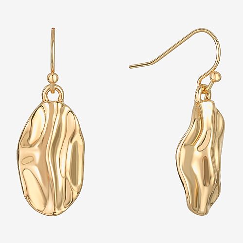 Click here for Liz Claiborne Textured Womens Oval Drop Earrings... prices