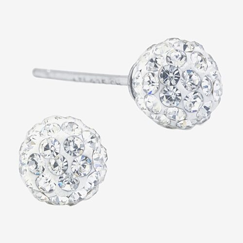 Click here for Multicolor Crystal Pave Ball Cluster Stud Earrings... prices