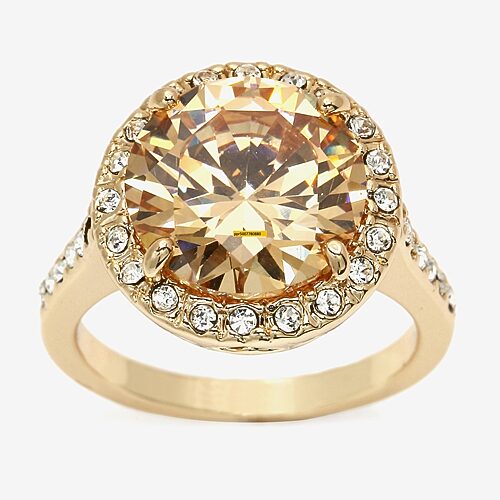 Click here for Sparkle Allure Womens White Crystal 14K Gold Over... prices