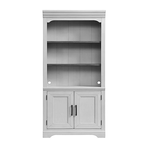 Click here for Magnolia Bookcase with Doors  One Size  White prices