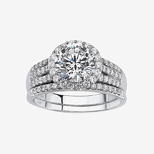 Click here for DiamonArt Womens 2 1/2 CT. T.W. White Cubic Zircon... prices