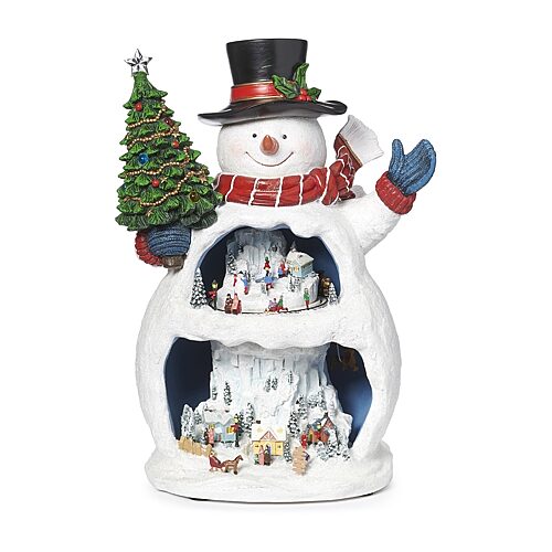 Click here for Roman 12 Led Snowman Plays Music Christmas Tableto... prices