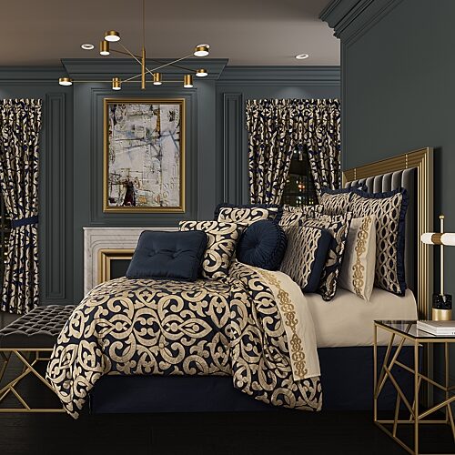 Click here for Queen Street Baylor 4-pc. Jacquard Extra Weight Co... prices