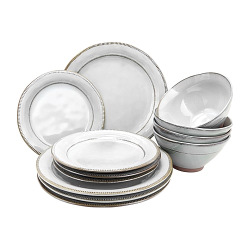 Click here for Gibson 12-pc. Stoneware Dinnerware Set  One Size... prices