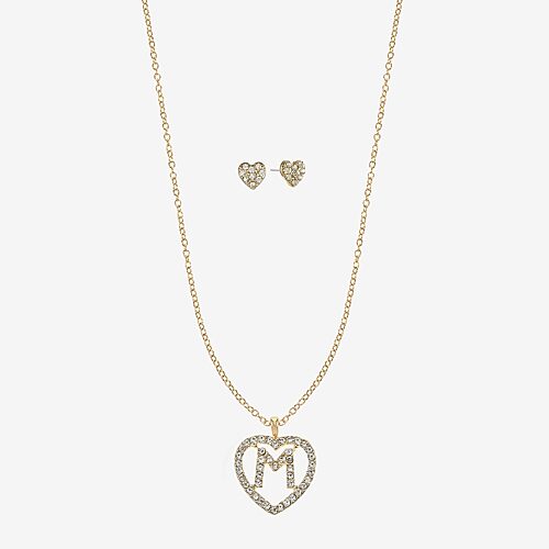 Click here for Monet Jewelry Gold Tone Initial Pendant Necklace &... prices