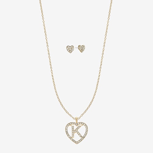 Click here for Monet Jewelry Gold Tone Initial Pendant Necklace &... prices