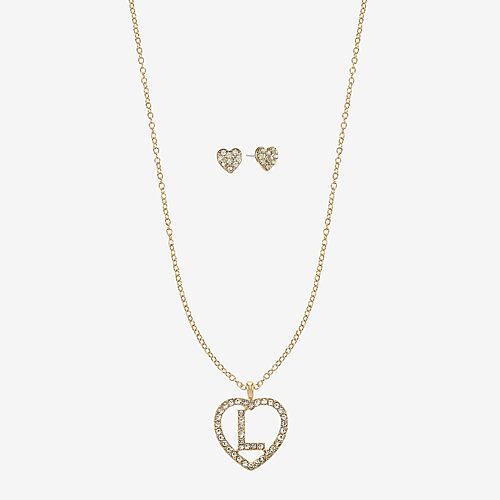 Click here for Monet Jewelry Gold Tone Initial Pendant Necklace &... prices