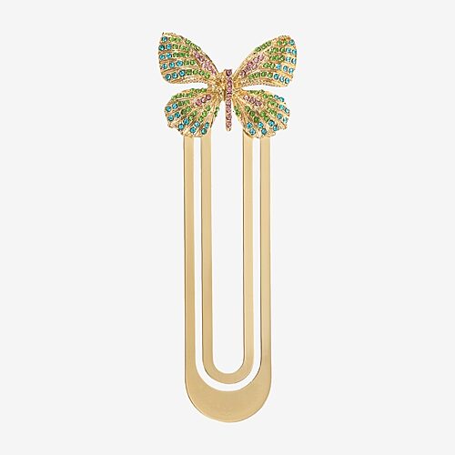 Click here for Monet Jewelry Gold Tone Multi Butterfly Bookmark... prices