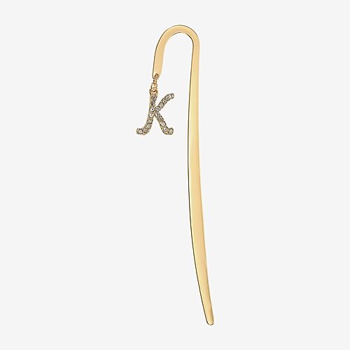 Click here for Monet Jewelry Gold Tone Shepherds Hook Initial Cha... prices